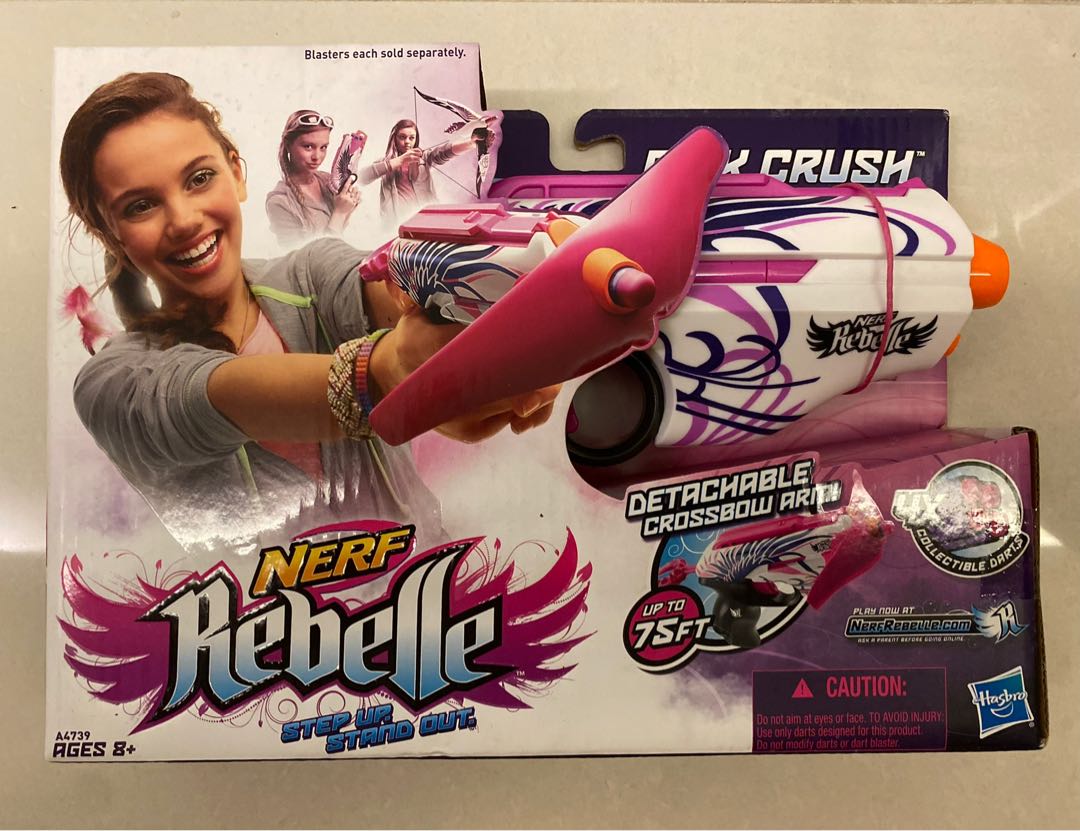 Nerf Rebelle Pink Crush, Hobbies & Toys, Toys & Games on Carousell