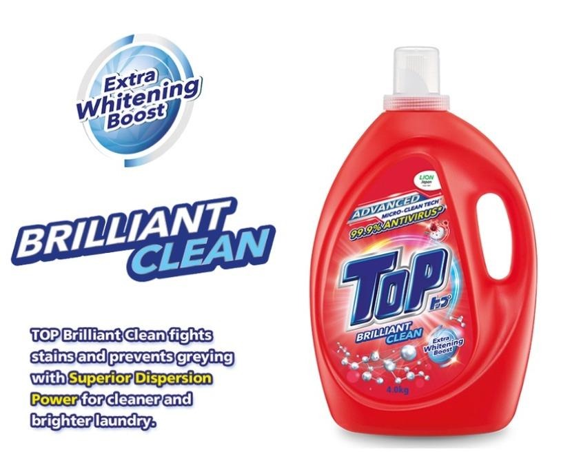 (New) Top Liquid Detergent 4kg Bottle, Furniture & Home Living ...