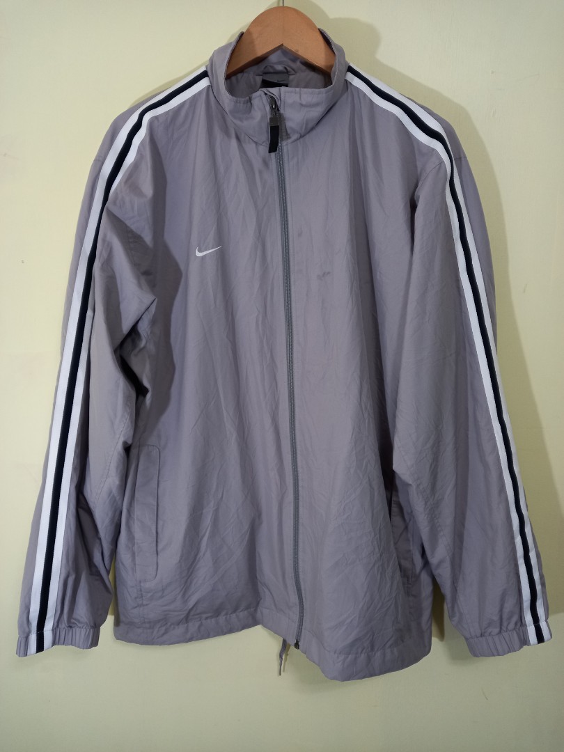 Nike grey track jacket, Men's Fashion, Coats, Jackets and Outerwear on ...
