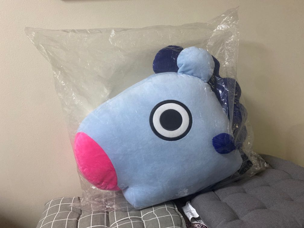Official BT21 Mang 42cm Face Cushion, Hobbies & Toys, Memorabilia ...