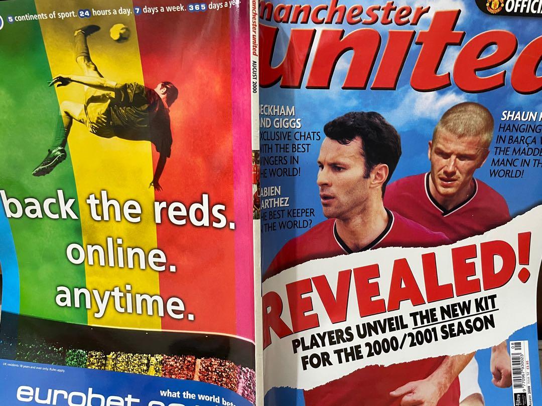 Official Manchester United Magazine - August 2000, Hobbies & Toys ...