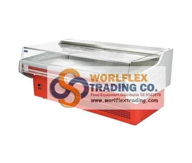Open type Meat Chiller / Meat Display Showcase Chiller / Meat Showcase ...