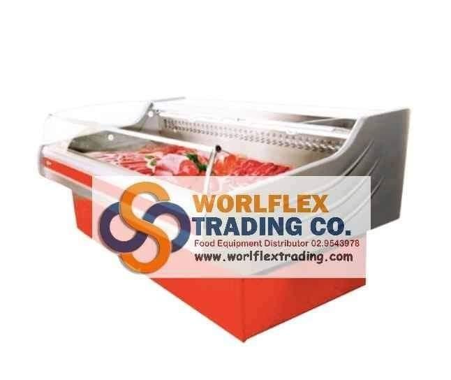 Open type Meat Chiller / Meat Display Showcase Chiller / Meat Showcase ...