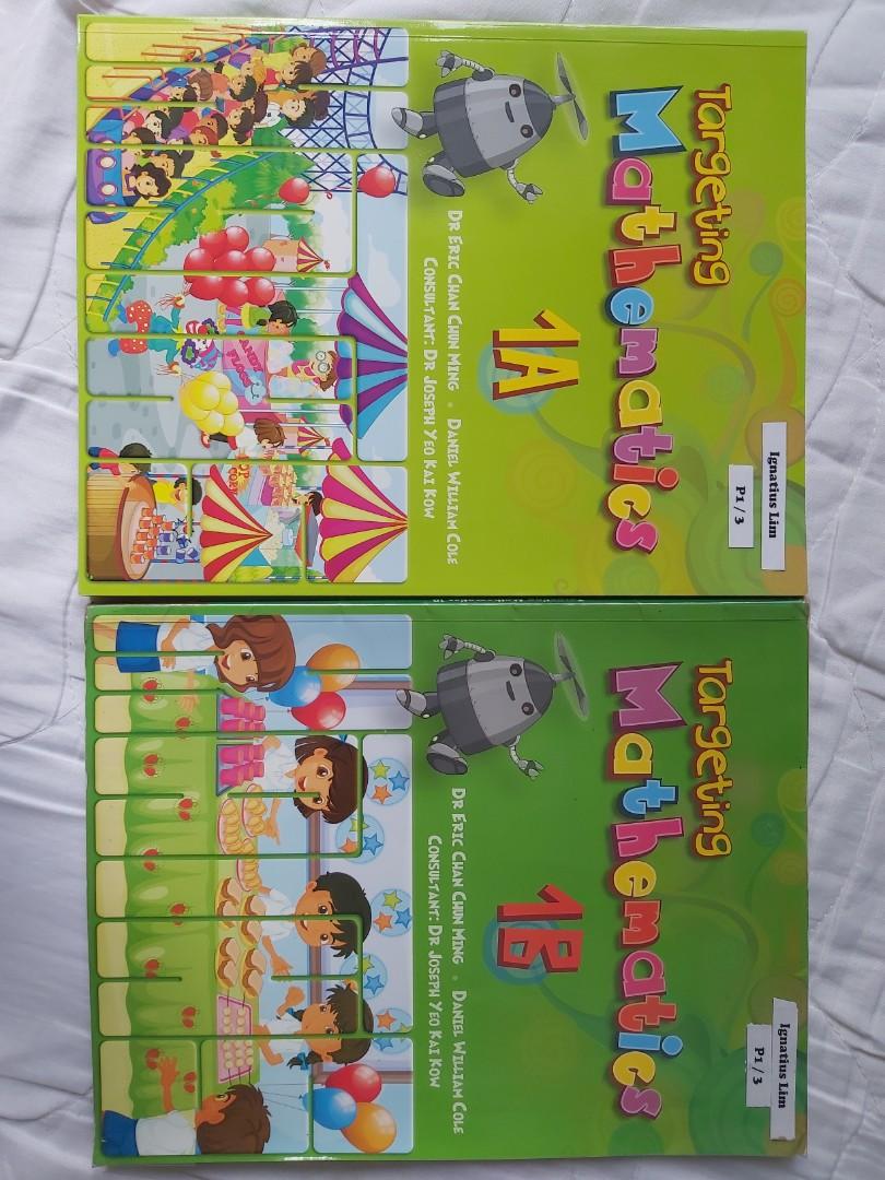 P1 textbook Targeting Mathematics 1a 1b, Hobbies & Toys, Books ...