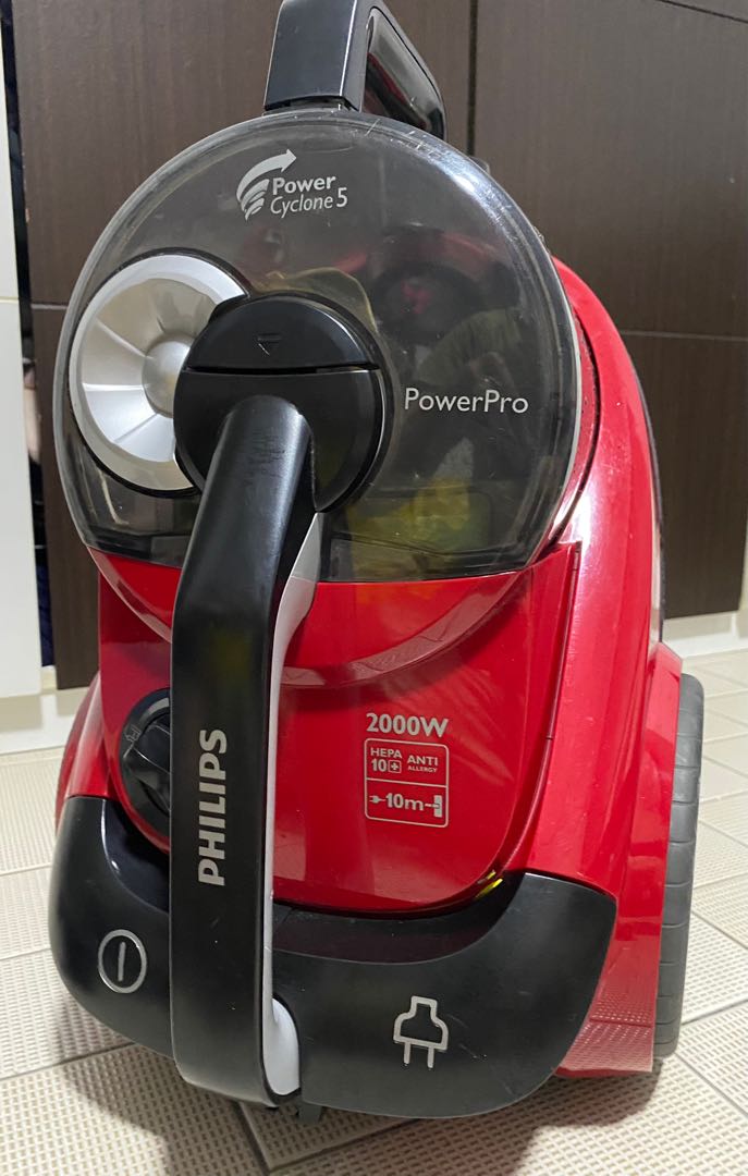 Philips Bagless Vacuum cleaner (Powerpro Power Cyclone 5) FC8760/61, TV ...