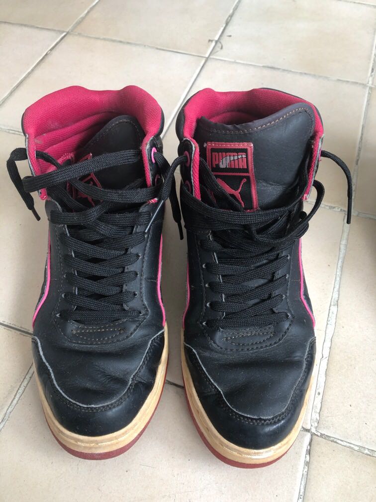 PUMA high cut shoes, Women's Fashion, Footwear, Sneakers on Carousell