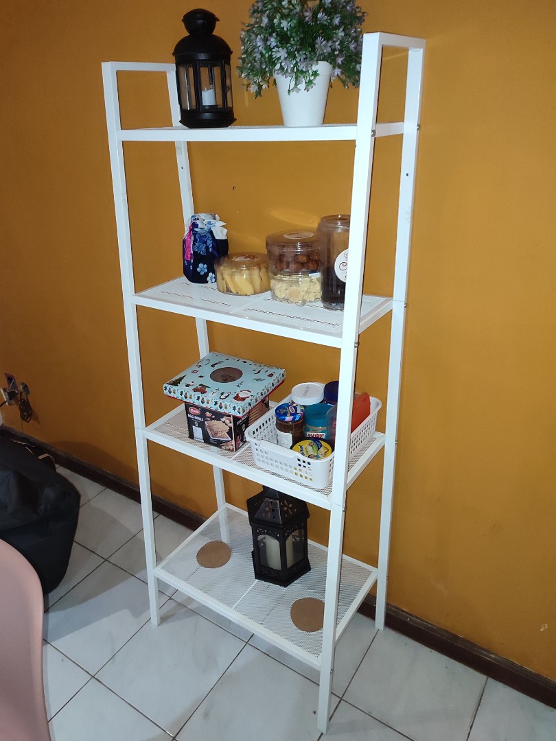 Rak Besi Serbaguna IKEA LERBERG 60x35x148 cm, Perabotan Rumah di Carousell