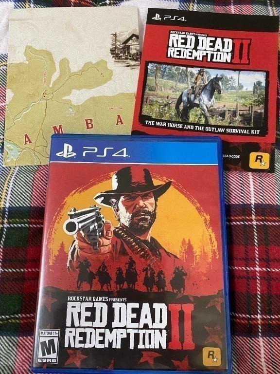 Red Dead Redemption 2 II PS4 Game Playstation 4 PS 4 Redead, Video ...