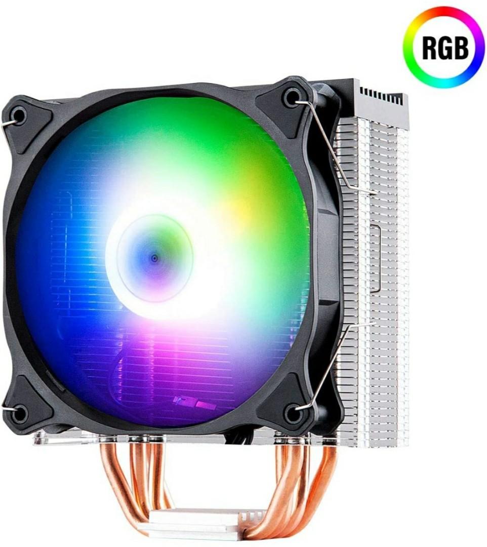 RGB CPU heatsink and fan for AMD and Intel, Computers & Tech, Parts ...