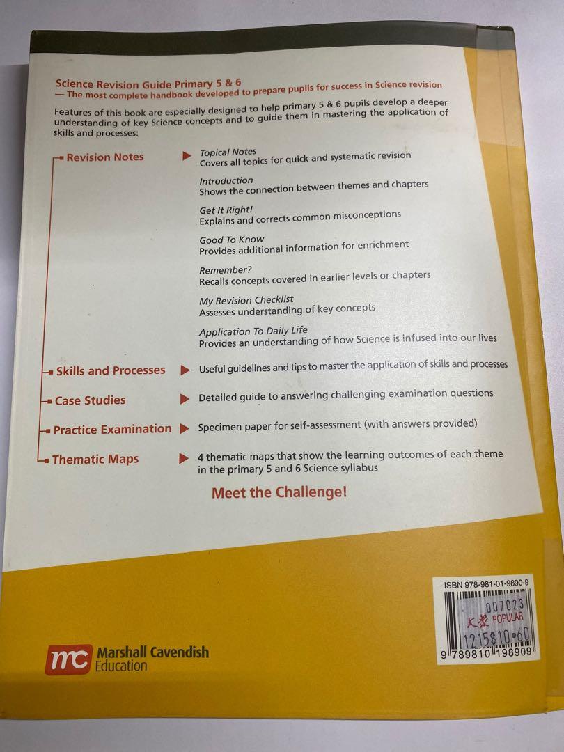 SCIENCE REVISION GUIDE FOR P5&6 PSLE, Hobbies & Toys, Books & Magazines ...