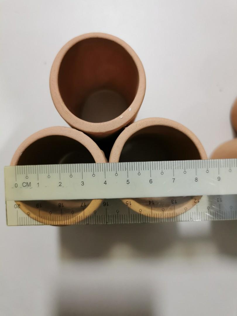 2 units of Shrimp and Crayfish Clay Hiding Pipe, Pet Supplies, Homes ...