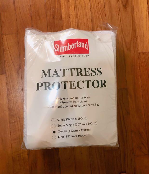 Slumberland Mattress Protector (Queen), Furniture & Home Living ...