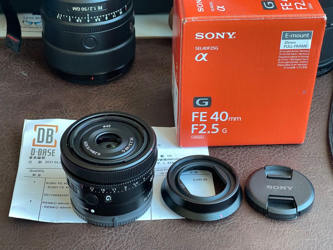 Sony FE 40mm F2.5 G 40 2.5, 攝影器材, 鏡頭及裝備 - Carousell