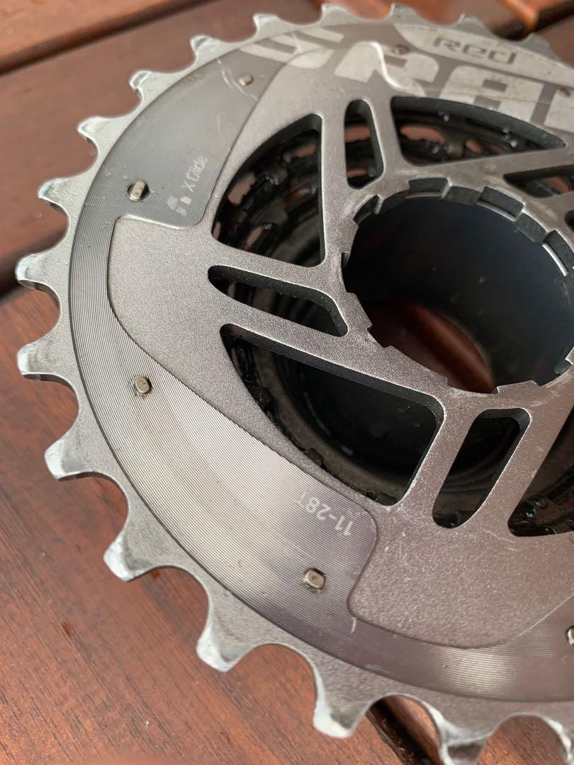 Sram Red 1090 Cassette 11-28T, Sports Equipment, Bicycles & Parts ...