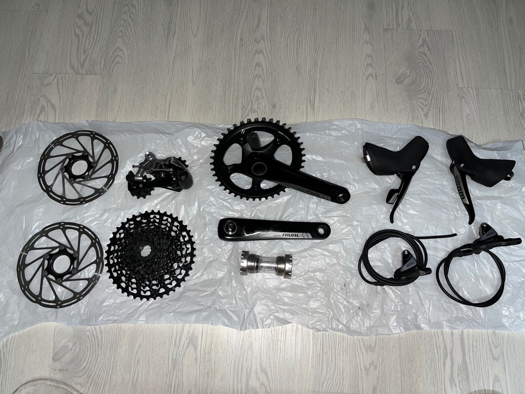 SRAM Rival 1 Groupset, Sports Equipment, Bicycles & Parts, Parts ...