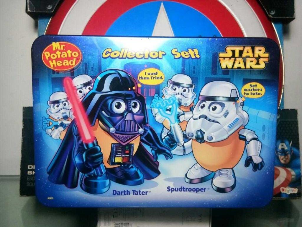 Star Wars Collector Set Darth Tater and Spudtrooper Potato Head Metal ...