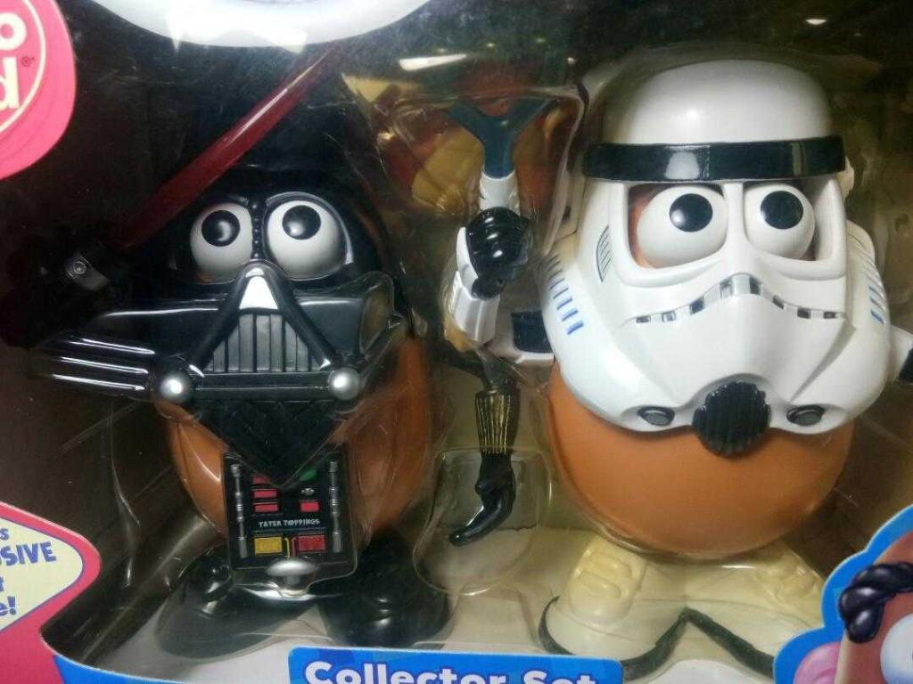 Star Wars Collector Set Darth Tater and Spudtrooper Potato Head Metal ...
