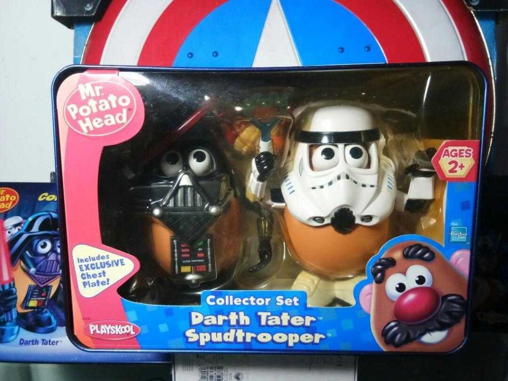 Star Wars Collector Set Darth Tater and Spudtrooper Potato Head Metal ...