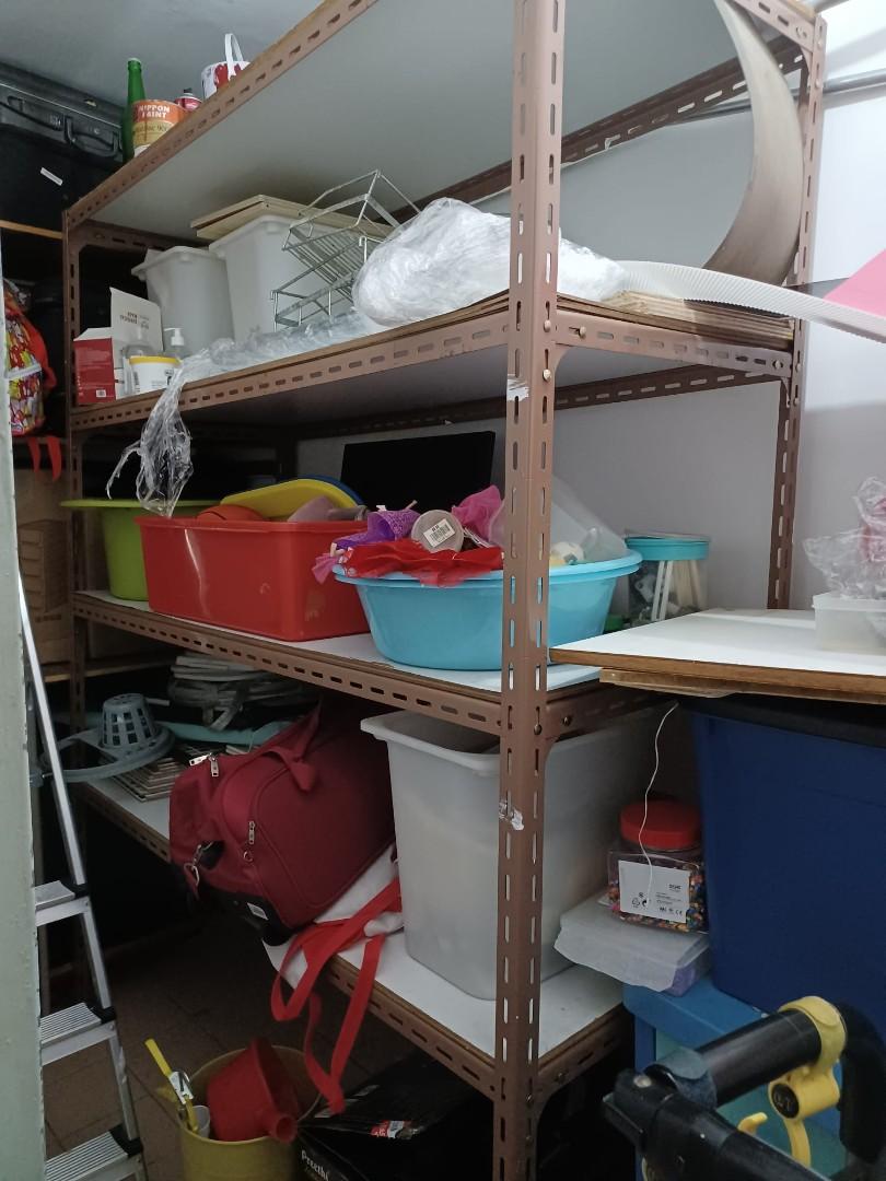 Store room rack, Furniture & Home Living, Furniture, Shelves, Cabinets ...