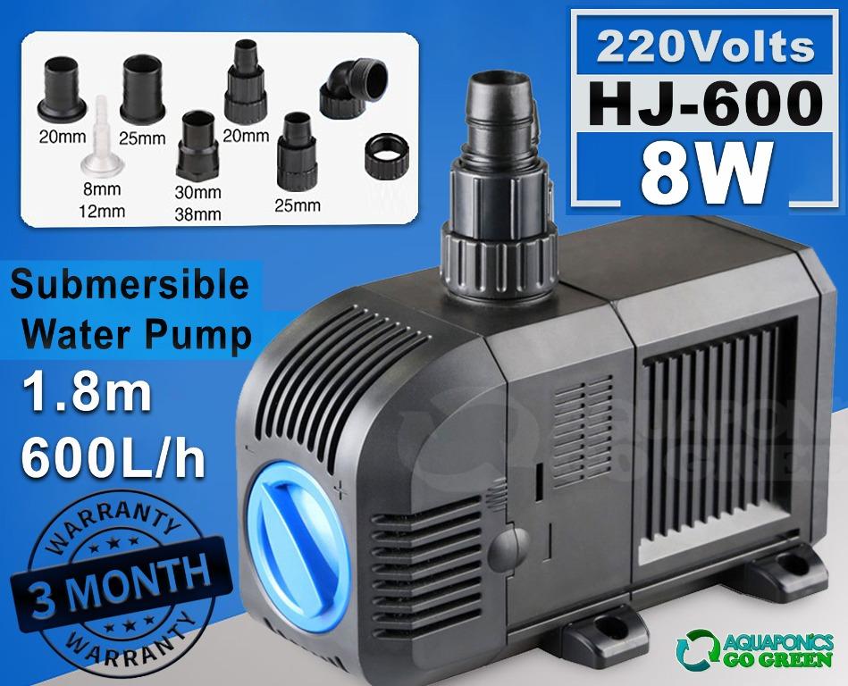 Sunsun HJ-600 (220 Volts) Submersible Aquaponics | Aquarium ...