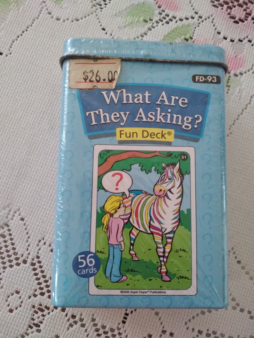 Super Duper "What" & WH Inference Question Cards, Babies & Kids, Infant ...