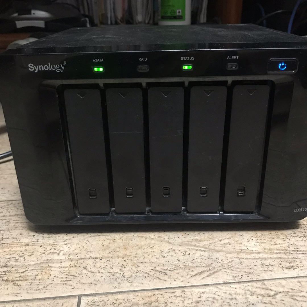 Synology DX510 5 bays Nas extension, Computers & Tech, Office ...