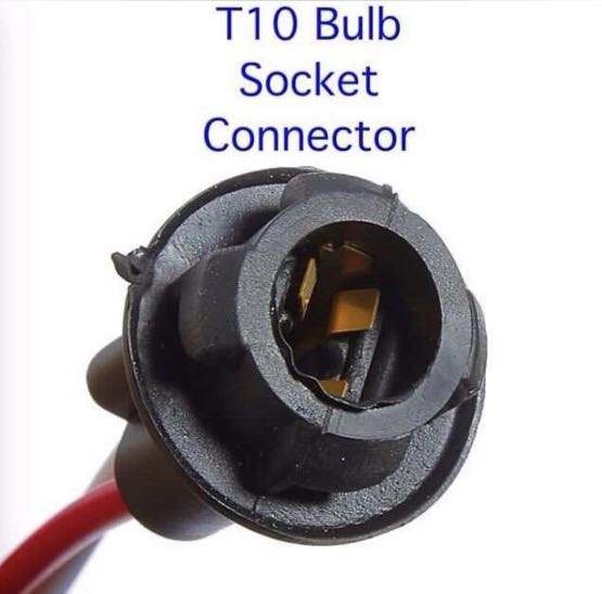 T10 bulb socket, rubber that fits most socket., Motorcycles, Motorcycle ...