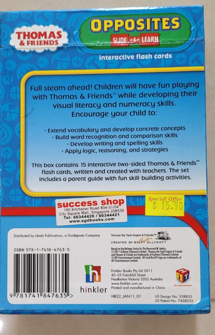 Thomas and Friends interactive flash cards, Hobbies & Toys, Books ...