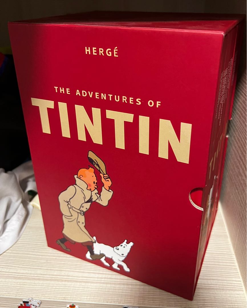 Tintin - The Adventures of Tintin Vol. 1-8, Hobbies & Toys, Books ...