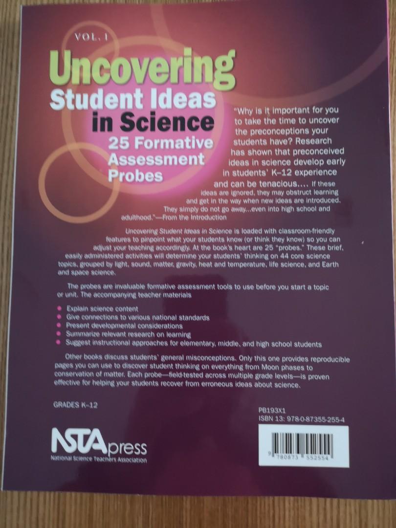 Uncovering Student Ideas in Science: 25 formative assessment probes ...