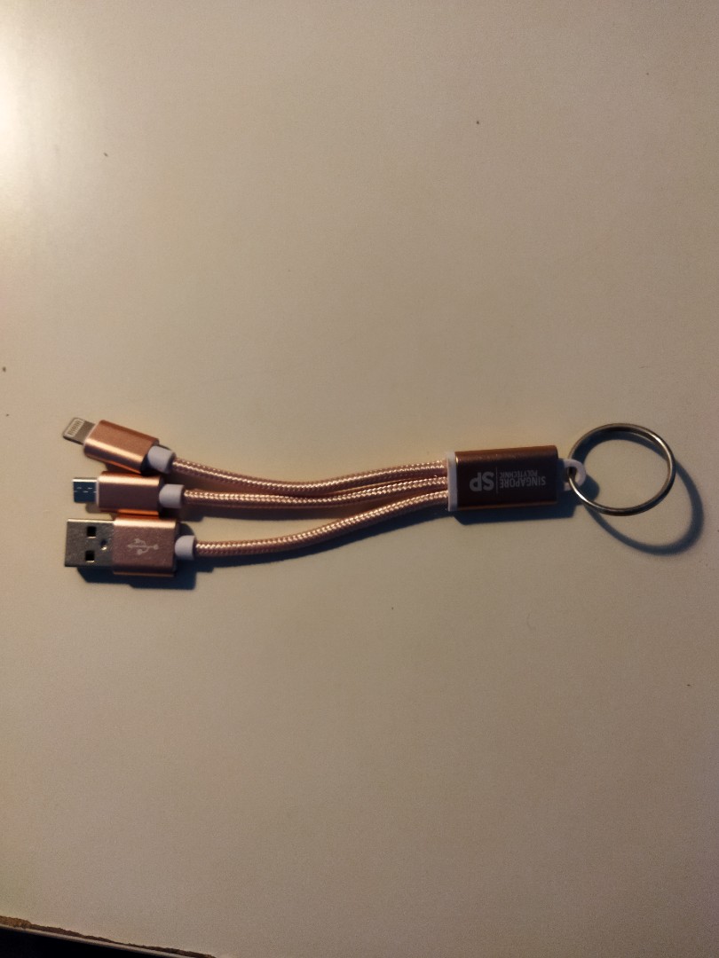 USB to micro cable to lighting cable, Computers & Tech, Parts ...