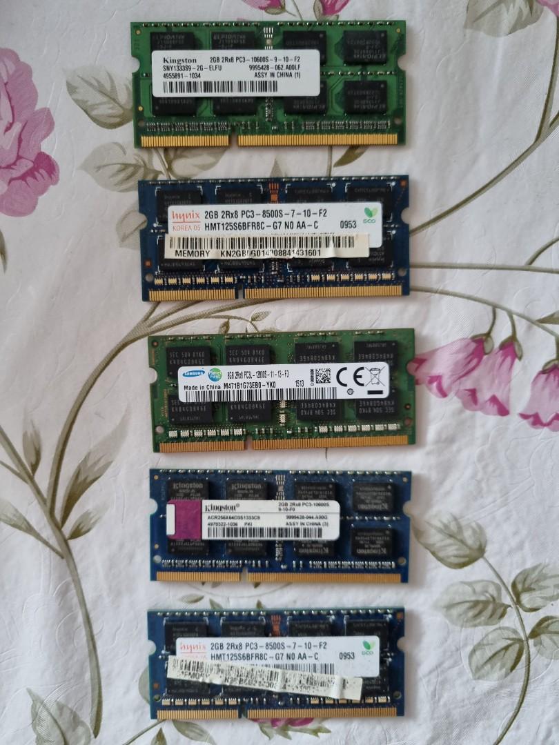 Various Laptop RAM card, Computers & Tech, Parts & Accessories ...