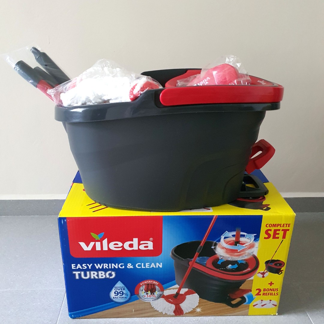 Vileda Step and Spin Mop, TV & Home Appliances, Vacuum Cleaner & Housekeeping on Carousell