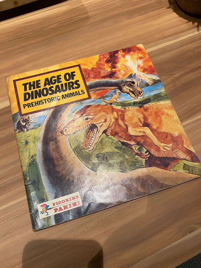 Vintage Panini The Age of Dinosaurs Sticker Book, Hobbies & Toys ...