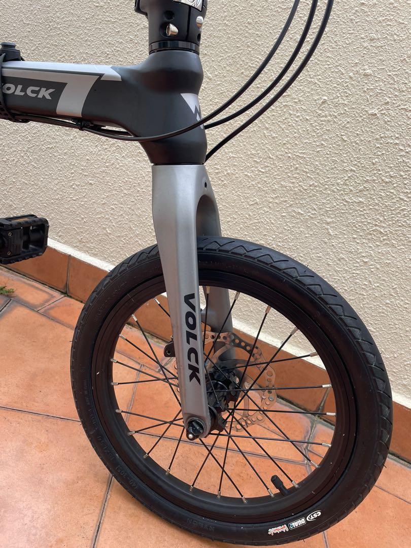 Volck Rhyolite Carbon Folding Bike, Sports Equipment, Bicycles & Parts ...