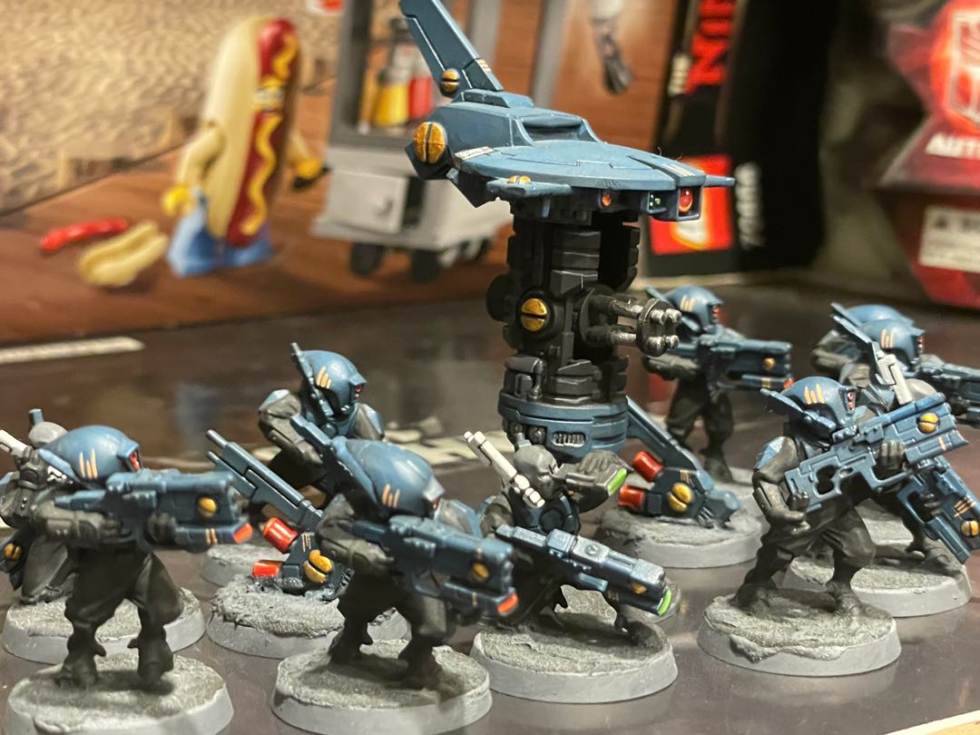 Warhammer 40K Tau Pathfinders, Hobbies & Toys, Toys & Games on Carousell