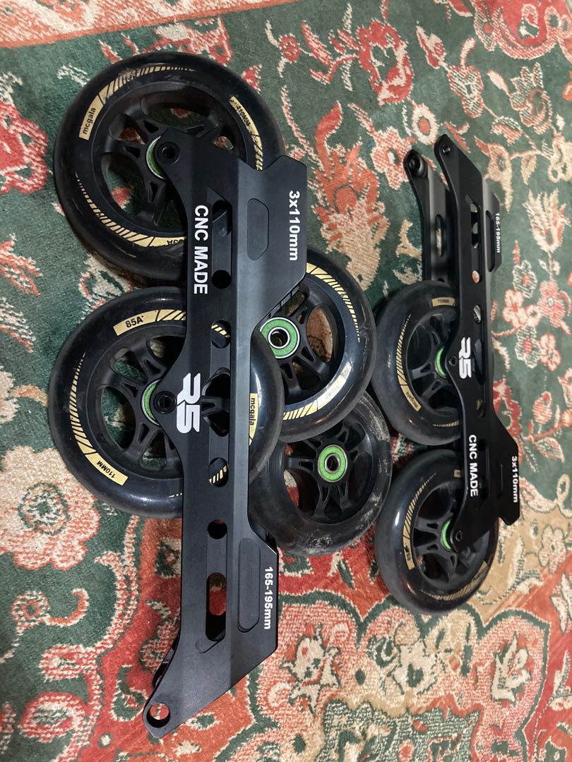 110 frame, Sports Equipment, Sports & Games, Skates, Rollerblades ...