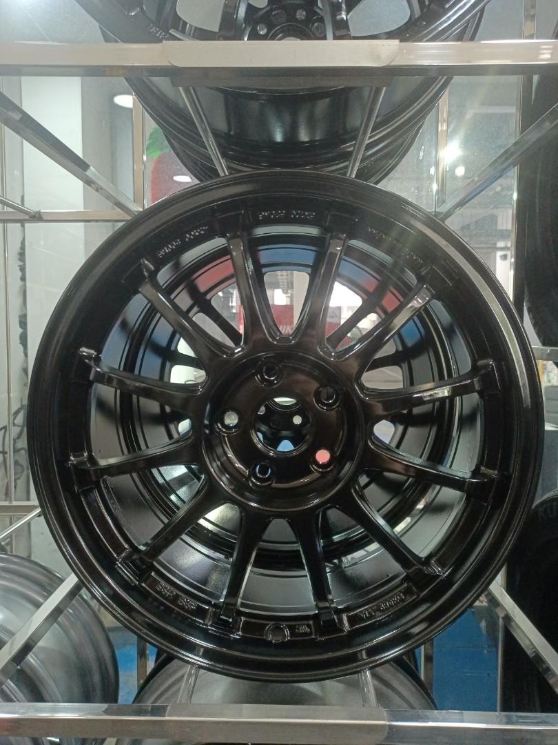 18" Used SSR Type F Rims, Car Accessories, Tyres & Rims on Carousell