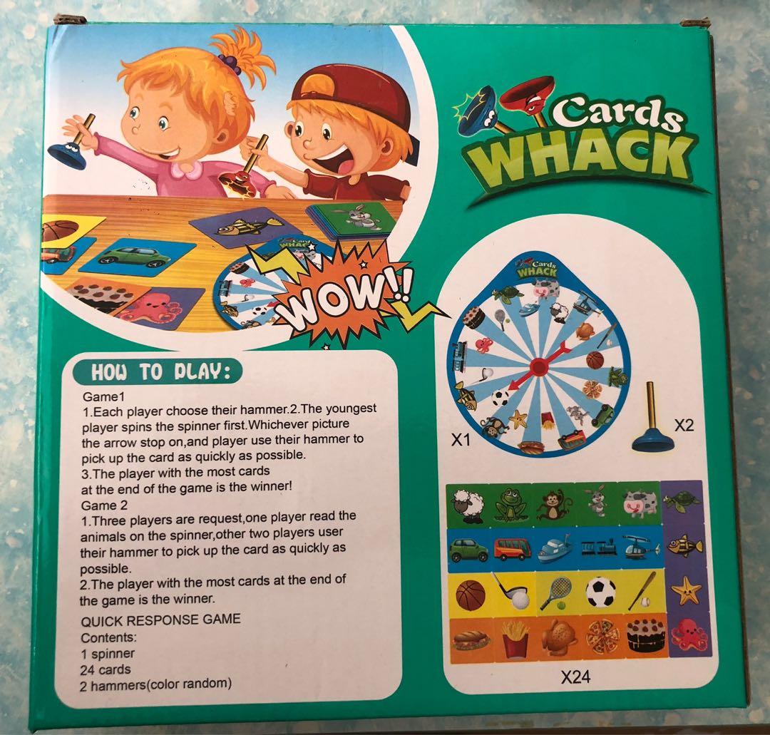 全新 Cards Whack, 興趣及遊戲, 玩具 & 遊戲類 - Carousell