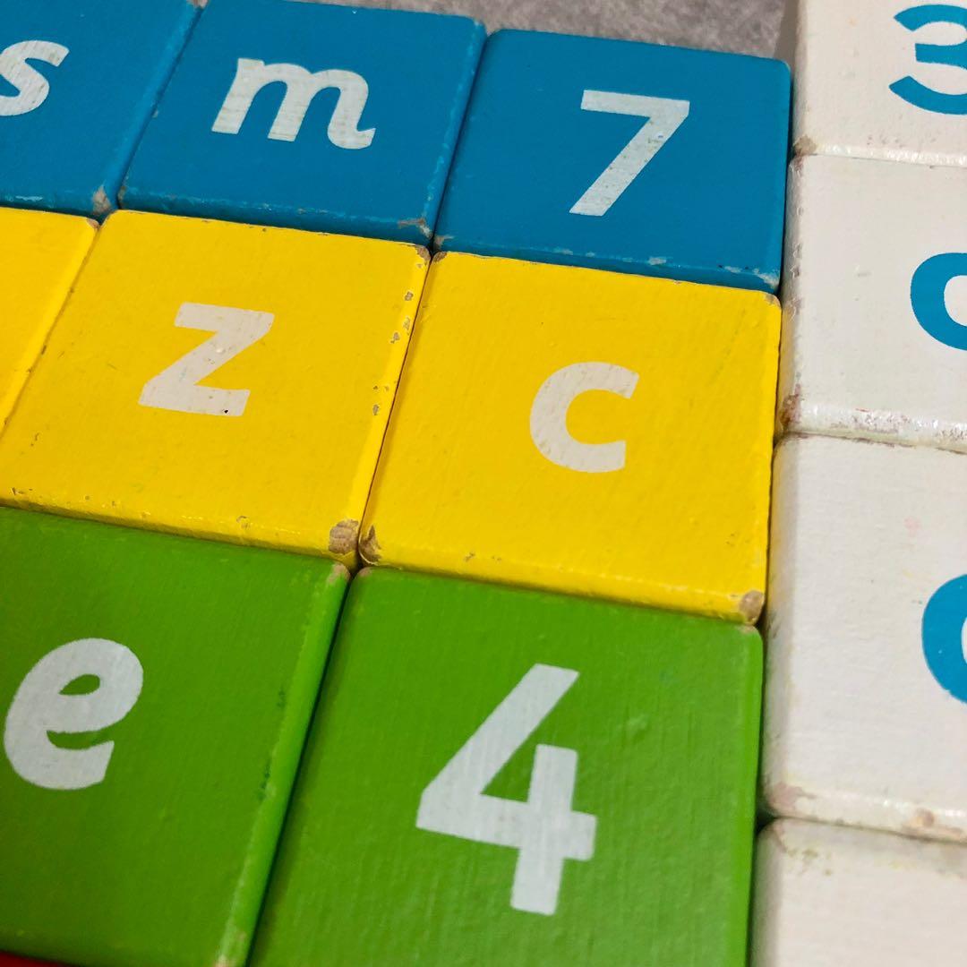 ️ ELC UK Wooden Alphabet Blocks, Hobbies & Toys, Toys & Games on Carousell