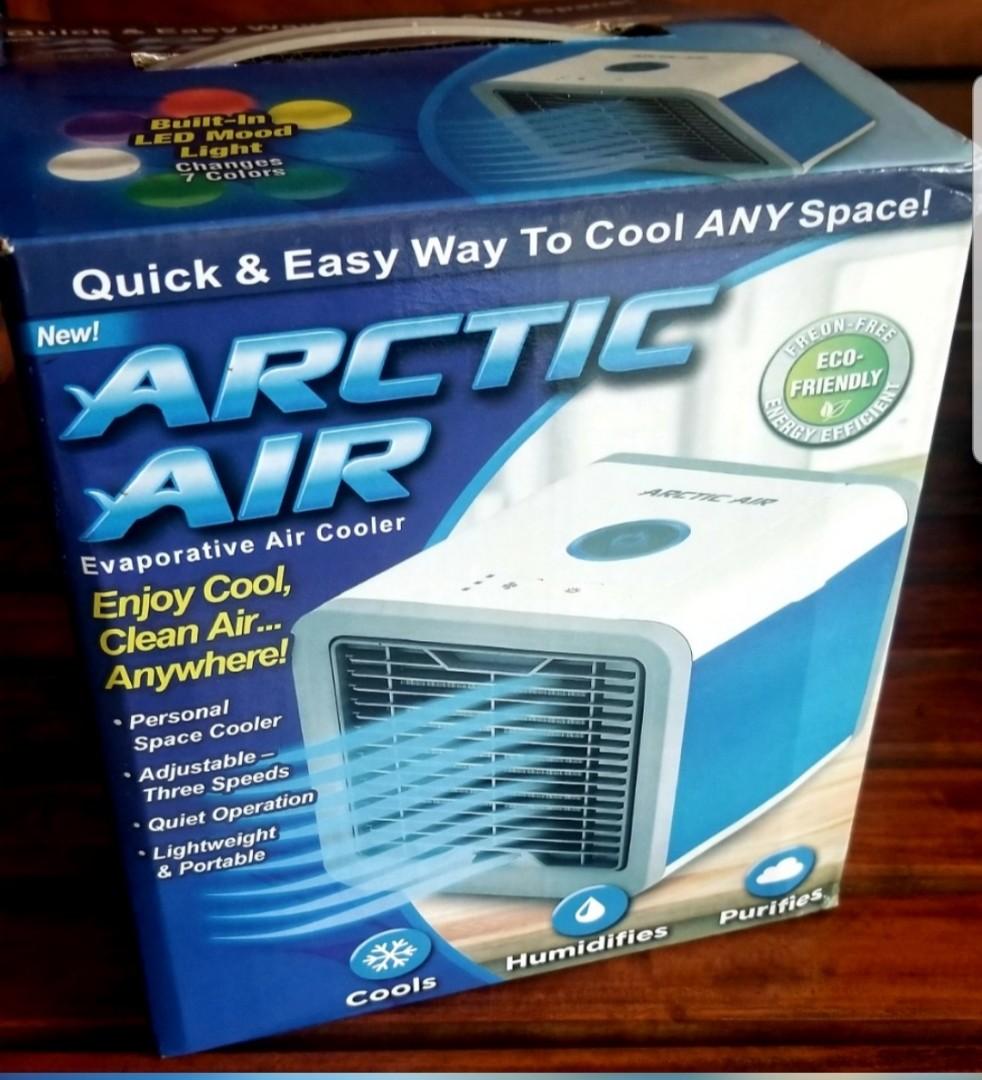 Arctic air fan mini cooler fan, Furniture & Home Living, Lighting ...