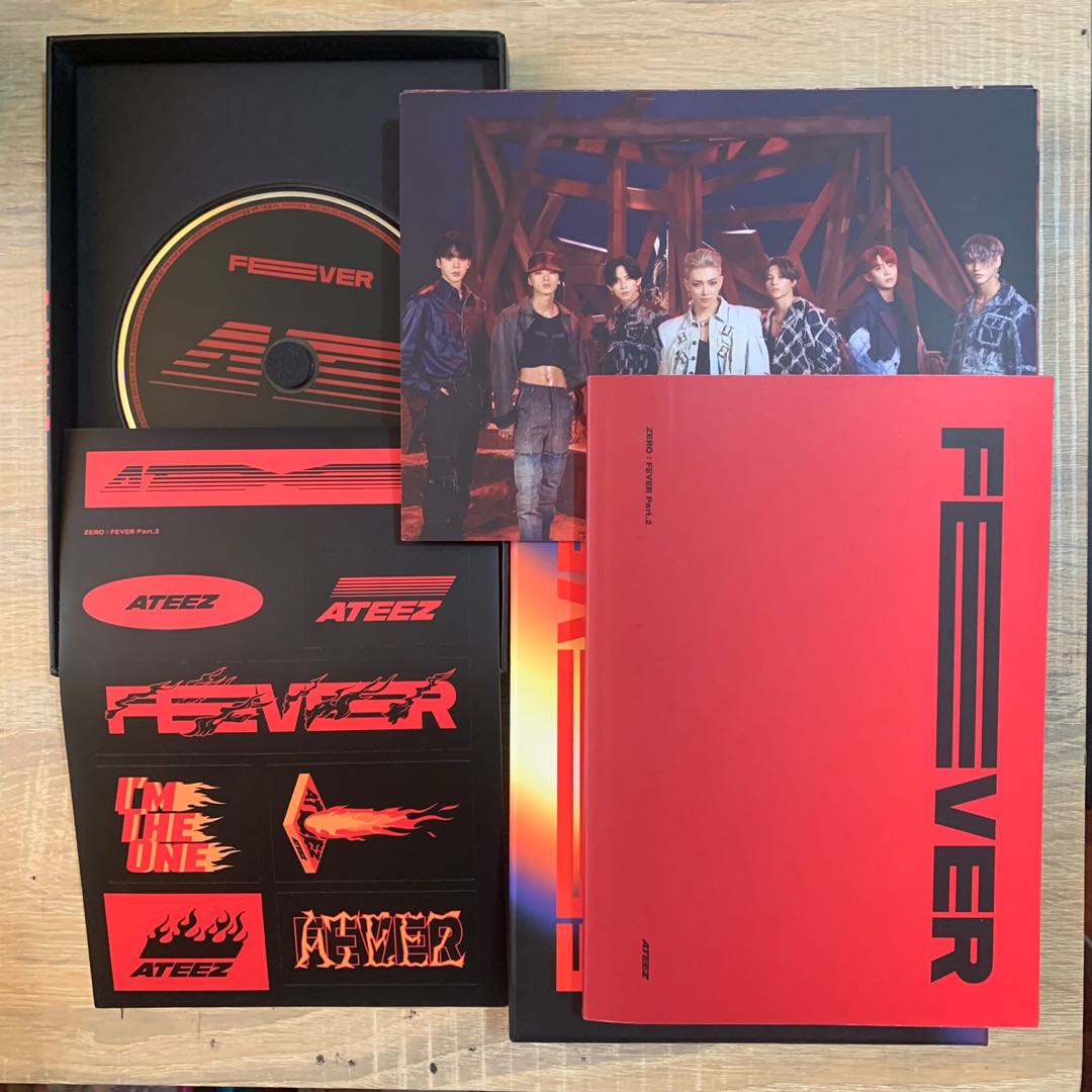 ATEEZ Fever Pt. 2 Albums, Hobbies & Toys, Memorabilia & Collectibles, K ...