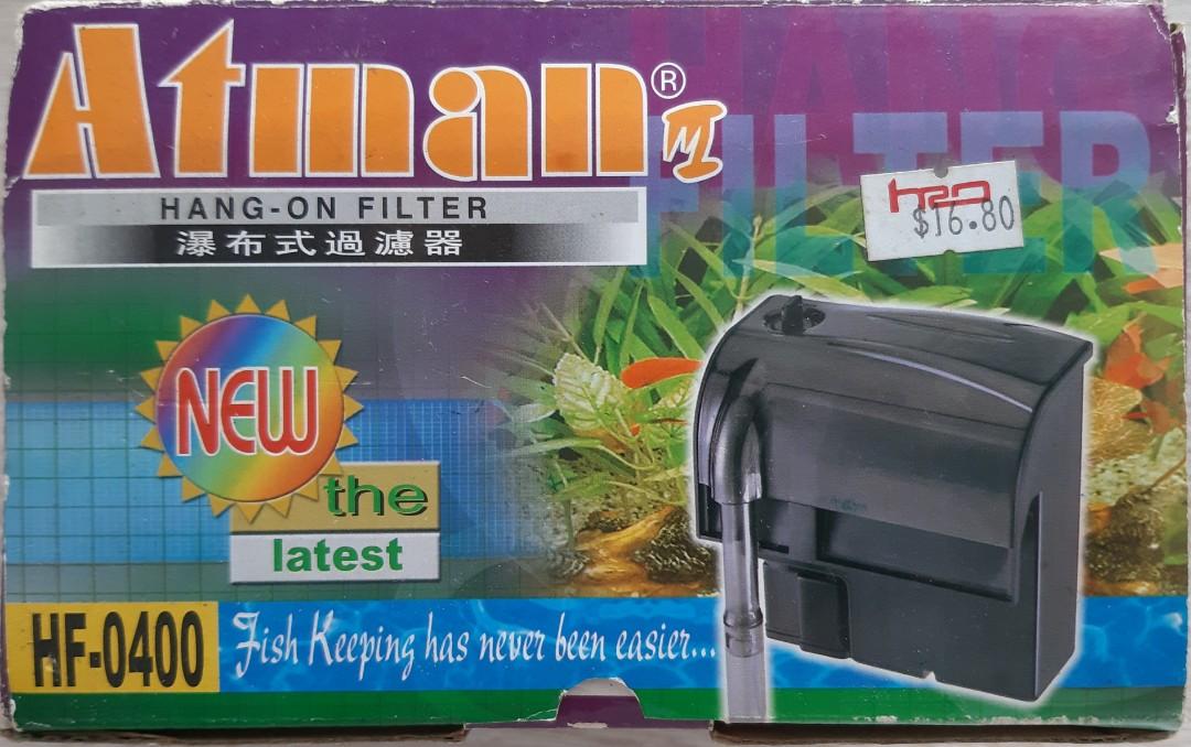 Atman HF-0400 Hang On Filter, Pet Supplies, Homes & Other Pet ...