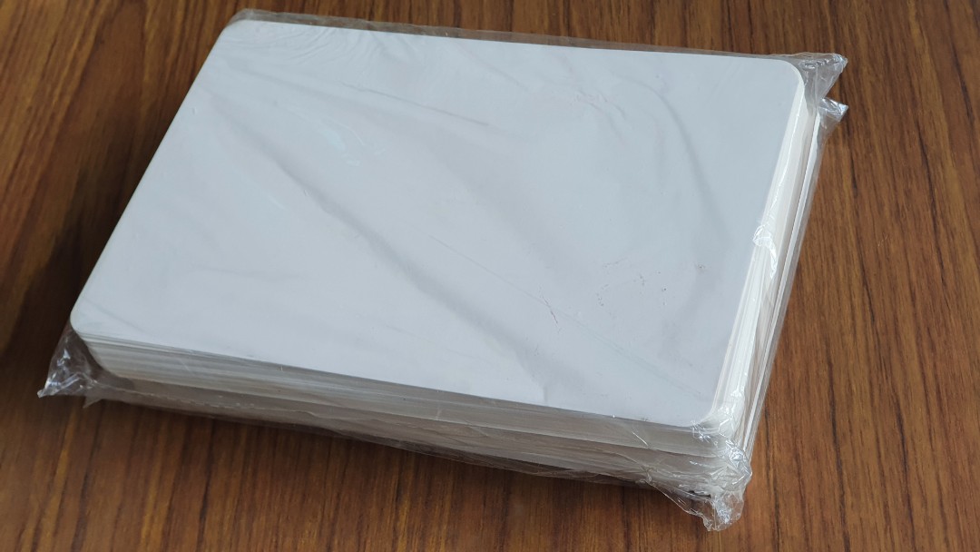 Blank A5 matt 250gsm flashcard, Hobbies & Toys, Stationery & Craft ...