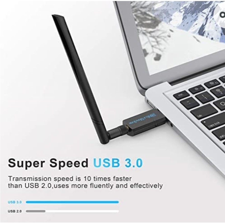 Blueshadow USB WiFi Adapter - Dual Band 2.4G/5G Mini Wi-fi ac Wireless ...