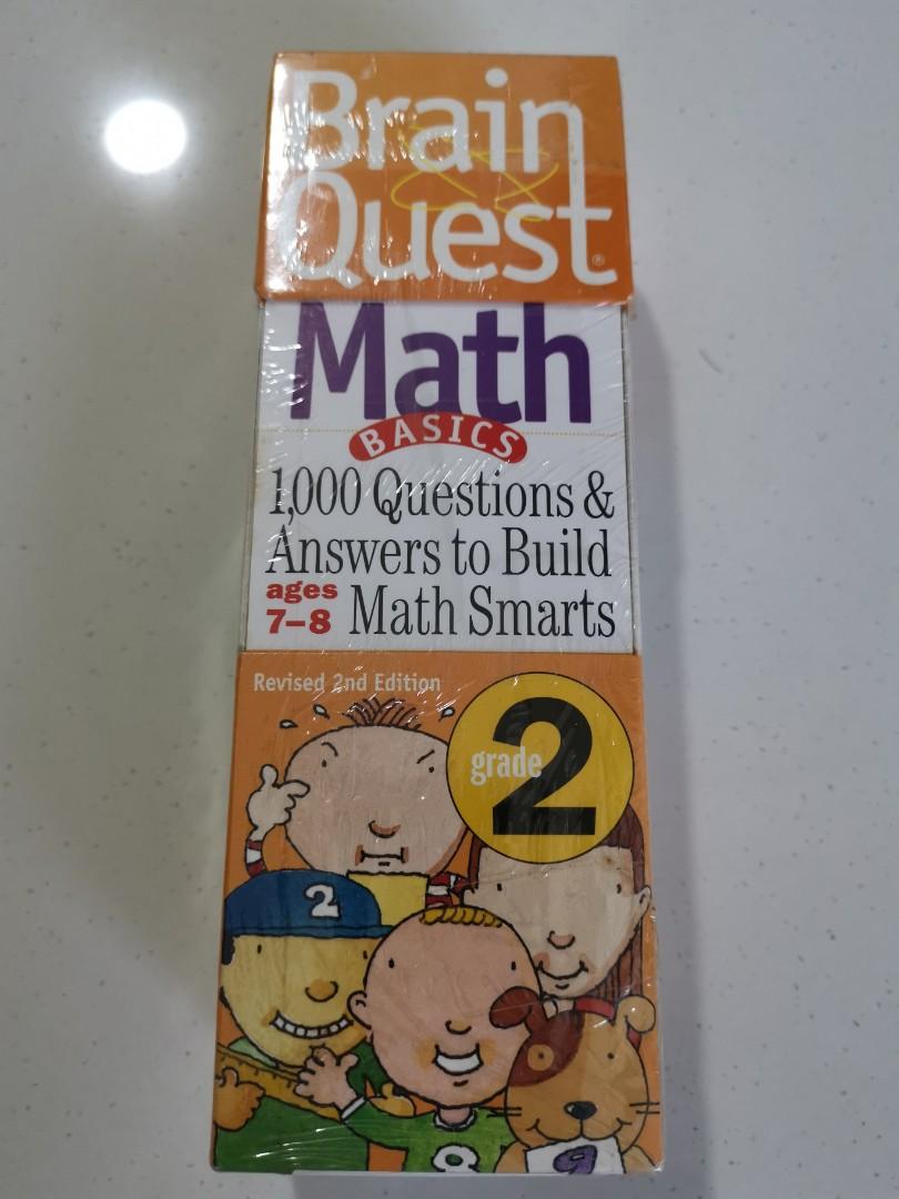 Brain Quest Math (2nd Grade), Hobbies & Toys, Toys & Games on Carousell