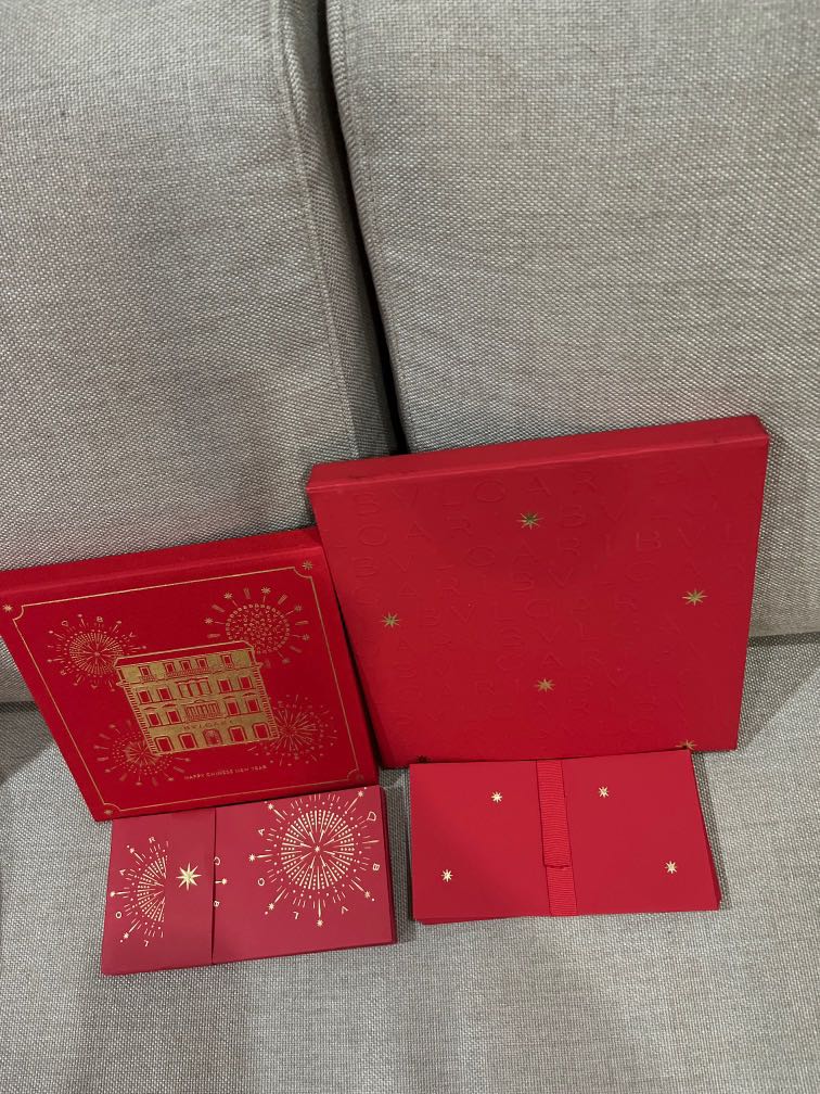 Bvlgari red packets, Everything Else on Carousell