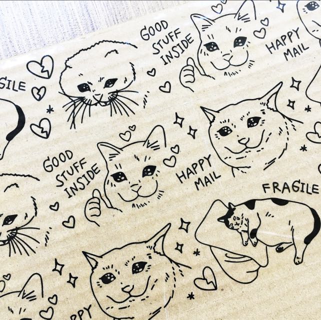 Cat meme packing tape / scotch tape, Hobbies & Toys, Stationery & Craft ...