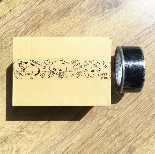 Cat meme packing tape / scotch tape, Hobbies & Toys, Stationery & Craft ...