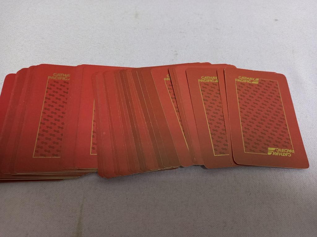 Cathay Pacific Airways playing card 國泰航空 啤牌 撲克牌 舊logo, 興趣及遊戲, 收藏品及紀念品 ...